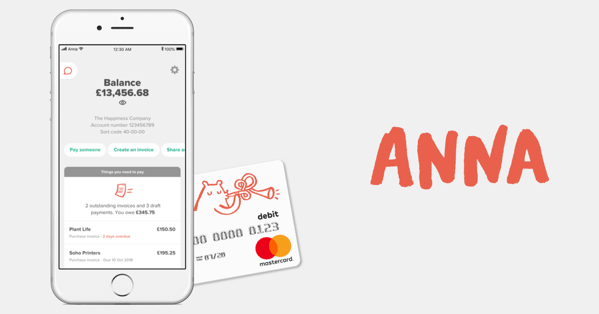 Review of the services of ANNA money business account - Best Neobanks