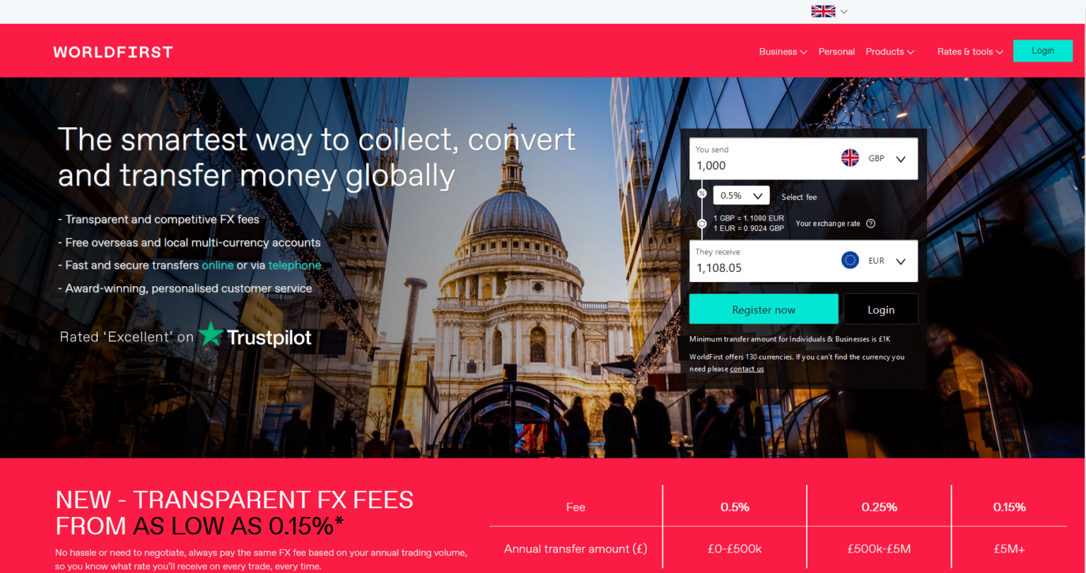 Review and test of WorldFirst - Best Neobanks